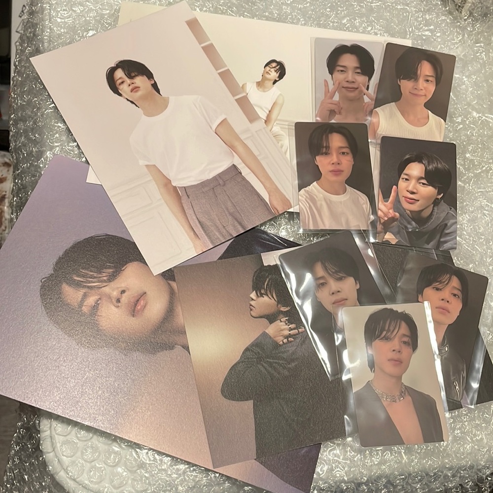 Bts Jimin Face Solo Album Photocards & Postcards - Gem